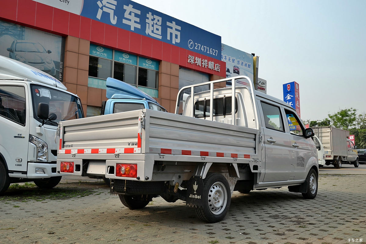 【图】金杯 T32 1.3L 82马力 汽油 2.1米双排微卡(舒适型)(SY1020LC4AP)_实拍图片_272045_卡车之家