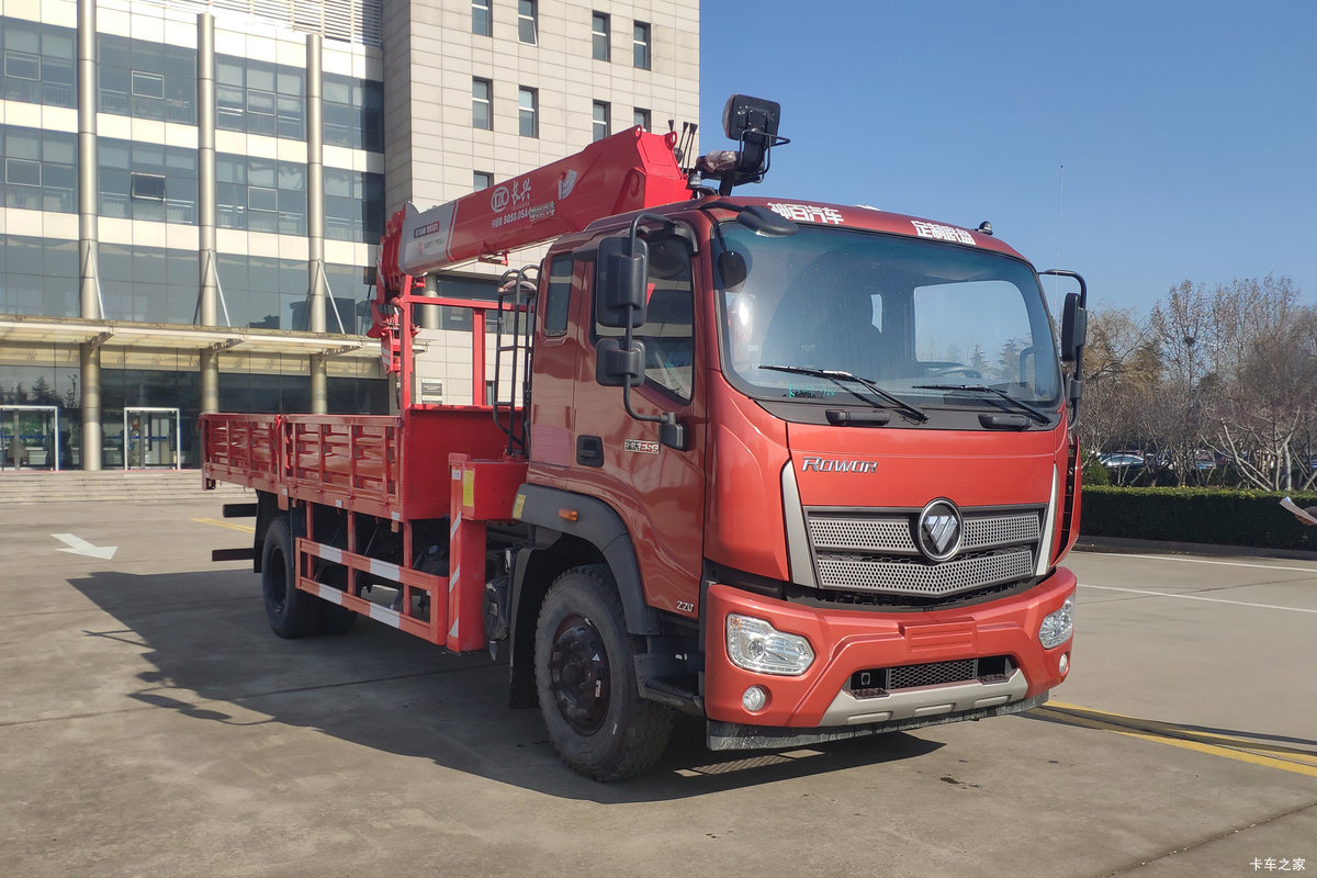 【图】福田瑞沃 大金刚ES7 220马力 4X2 随车吊(BJ5184JSQKPFN-01)_实拍图片_1078664_卡车之家