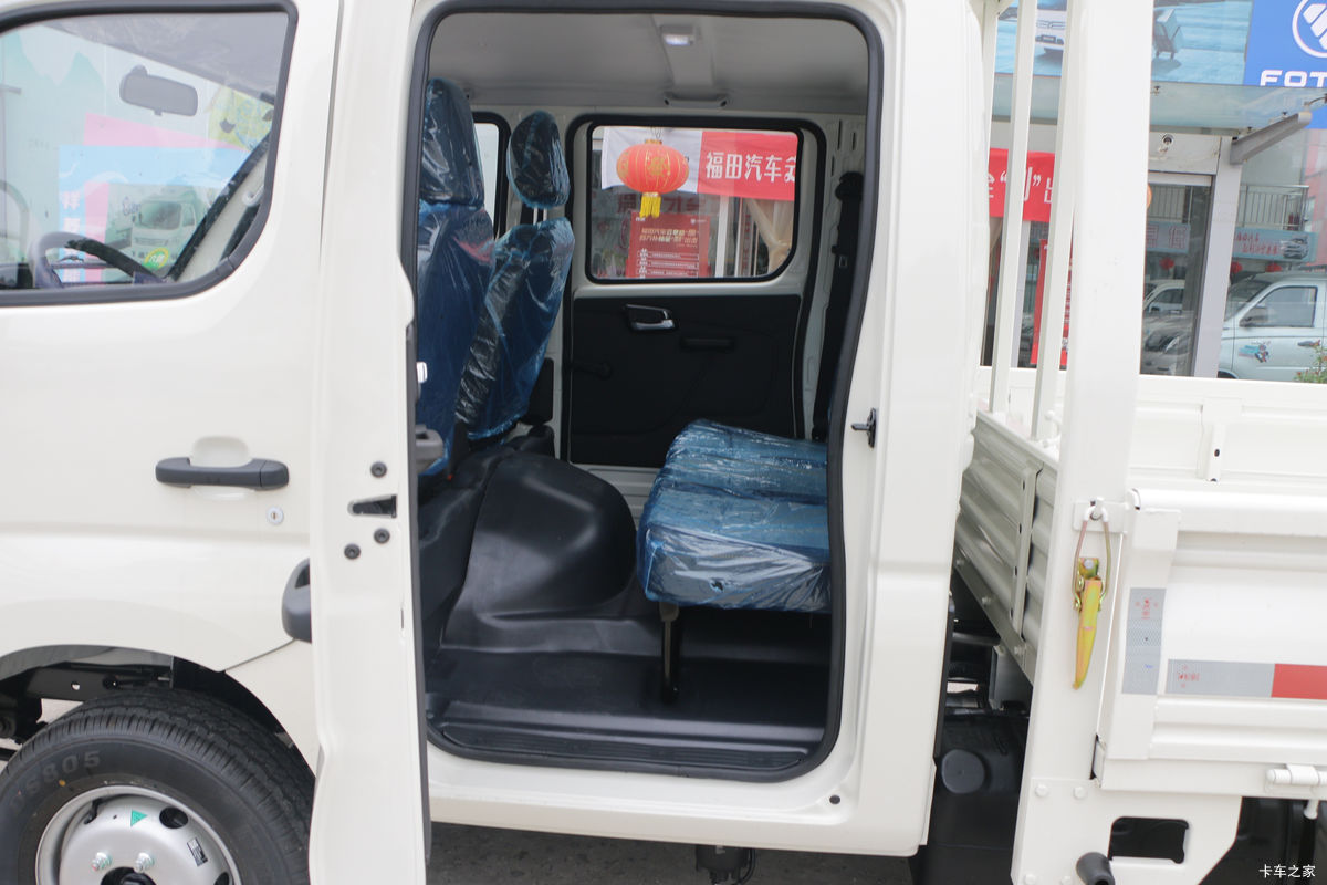 【图】福田 祥菱M2 豪华型 95马力 3.1米双排栏板微卡(国六)(BJ1042V8AB6-01)_实拍图片_1479677_卡车之家