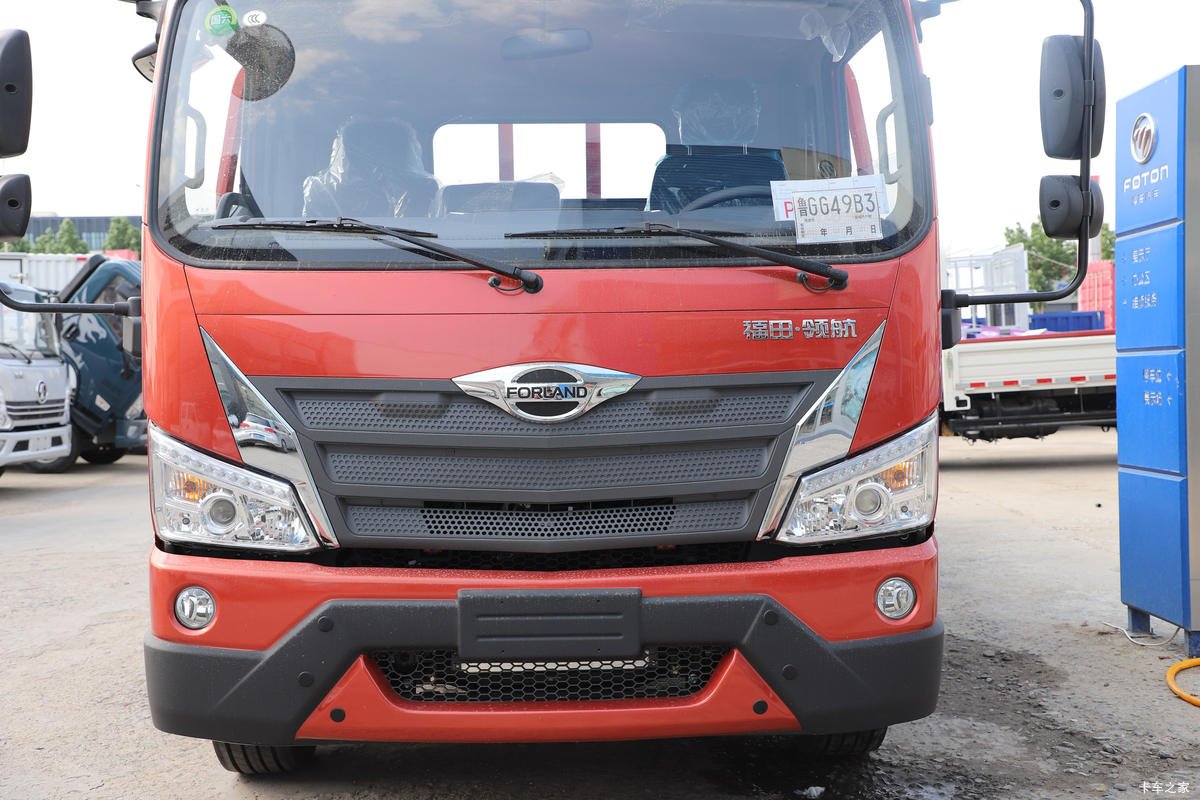 【图】福田 时代领航ES5 170马力 4X2 4.8米排半栏板载货车(国六)(BJ1124VGPDD-05)_实拍图片_1666639_卡车之家