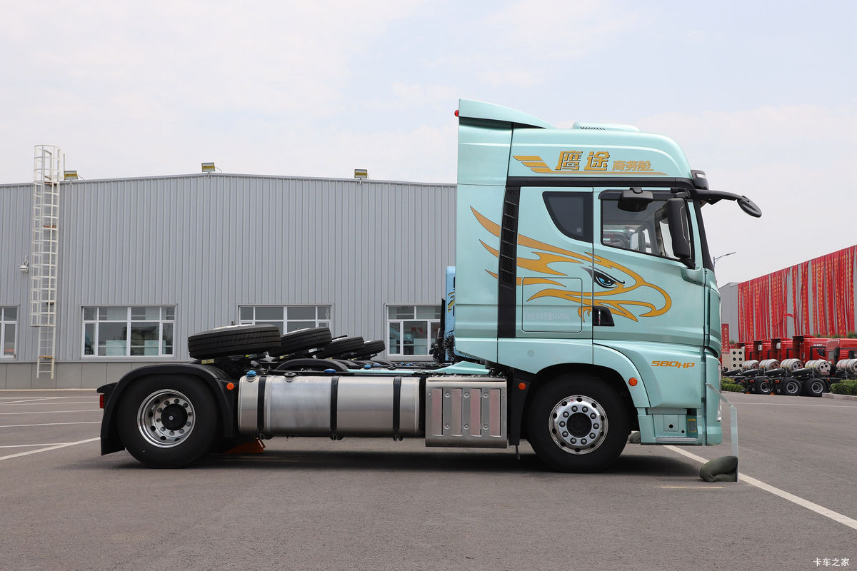 【图】青岛解放 鹰途 商务舱 580马力 4X2 AMT自动档牵引车(带液缓)(CA4189P35K2E6A80)_实拍图片_1688451_卡车之家