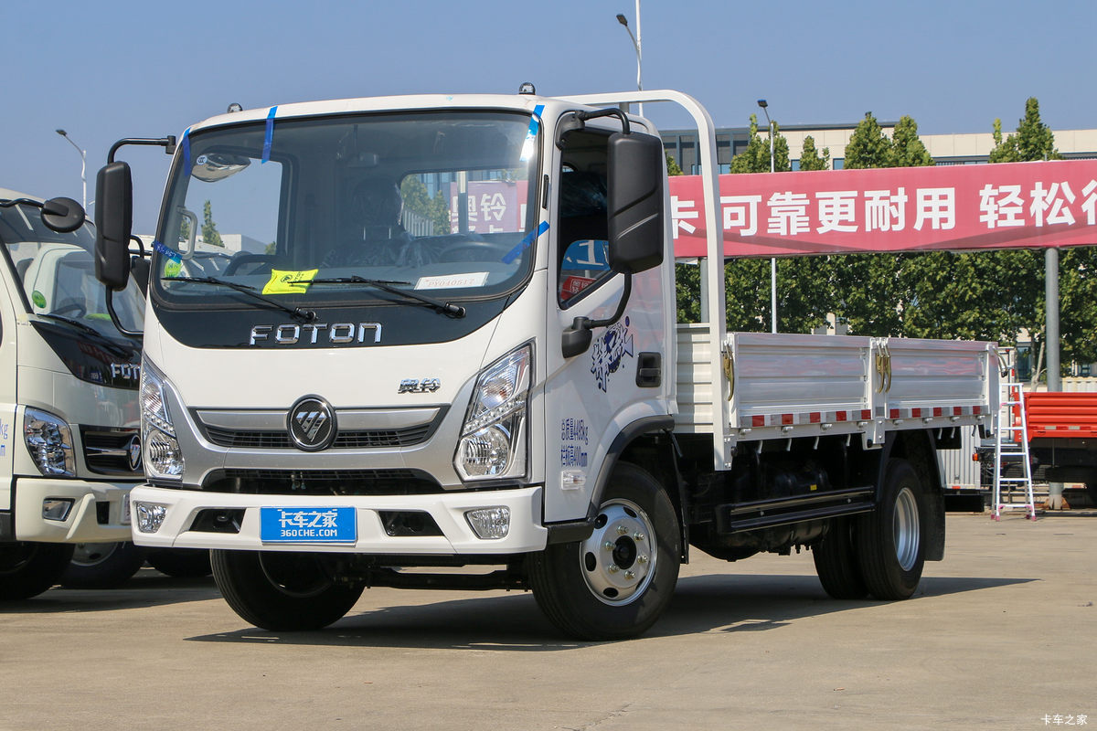 【图】福田 奥铃新捷运 青春无敌版 146马力 4.17米单排栏板轻卡(中体)(BJ1045V9JBA-AB8)_实拍图片_1753785_卡车之家