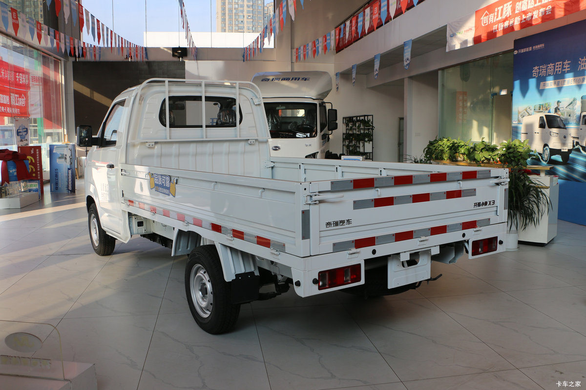 【图】开瑞 小象X3 2.5T 3.05米单排纯电动栏板微卡38.7kWh_实拍图片_2002529_卡车之家