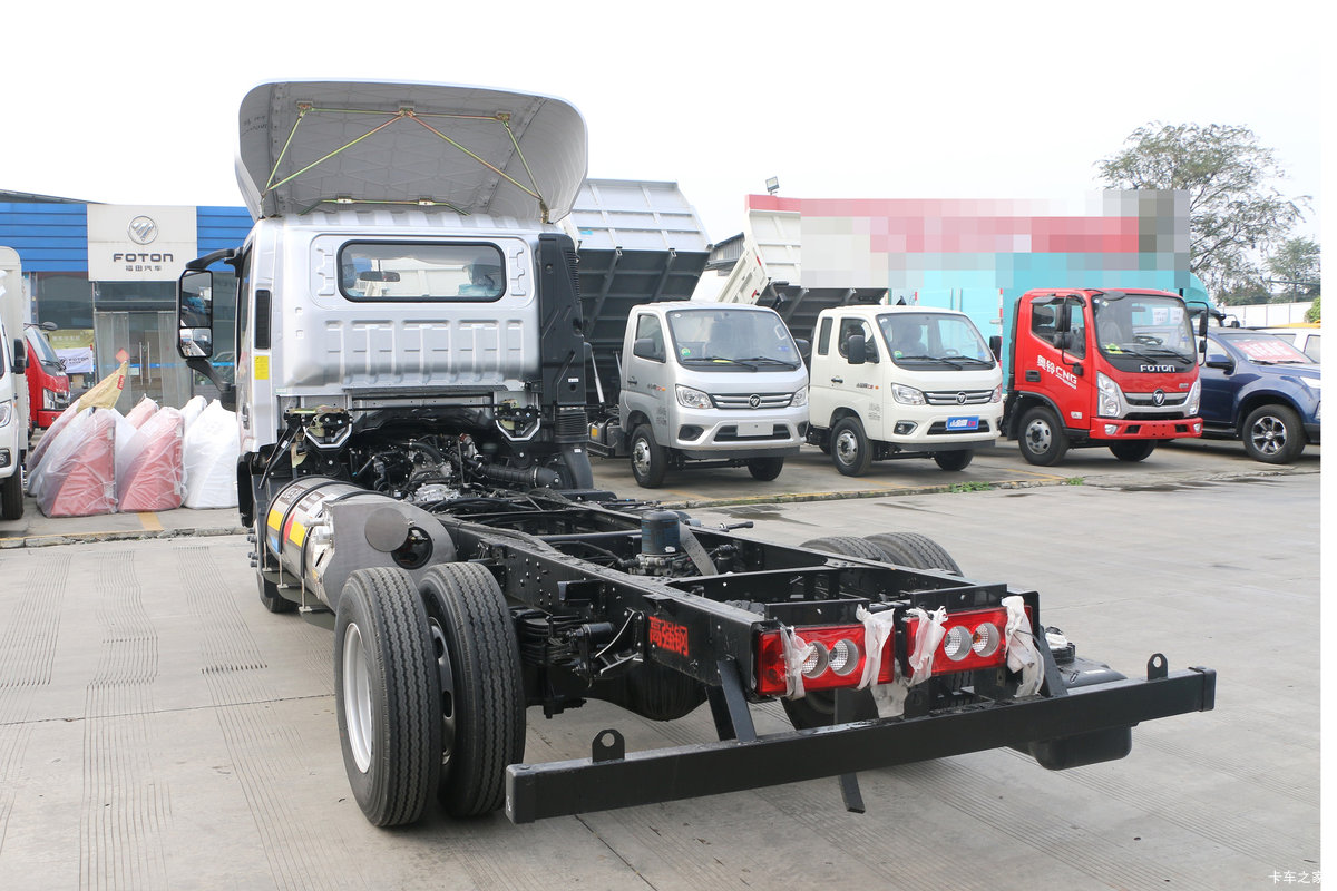 【图】福田 时代领航大G 2L 150马力 LNG 4.2米单排仓栅式轻卡_实拍图片_2005220_卡车之家