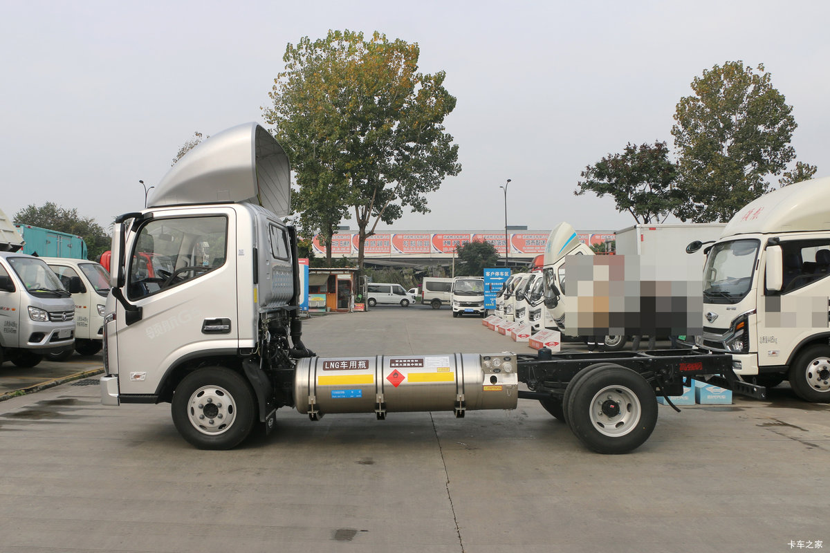 【图】福田 时代领航大G 2L 150马力 LNG 4.2米单排仓栅式轻卡_实拍图片_2005220_卡车之家
