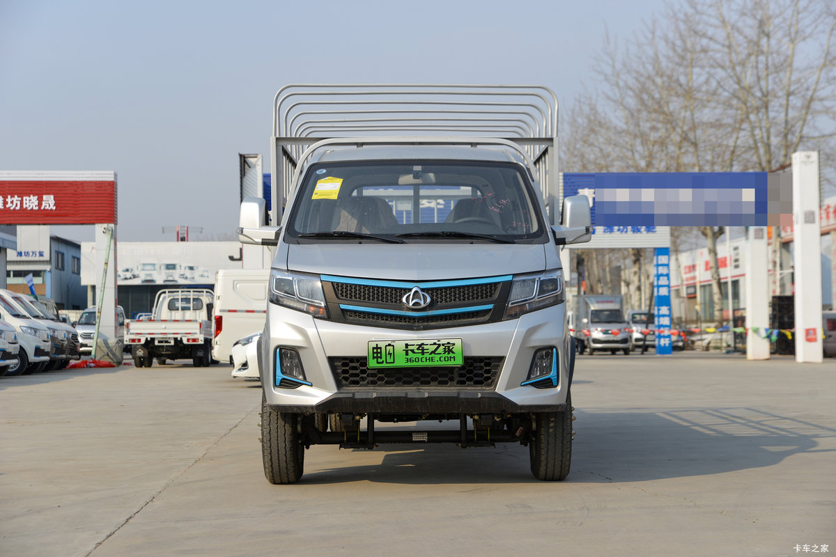 【图】长安跨越王X3 PLUS EV 舒适版 3.4T 3.8米单排纯电动仓栅式微卡56.67kWh_实拍图片_4011680_卡车之家